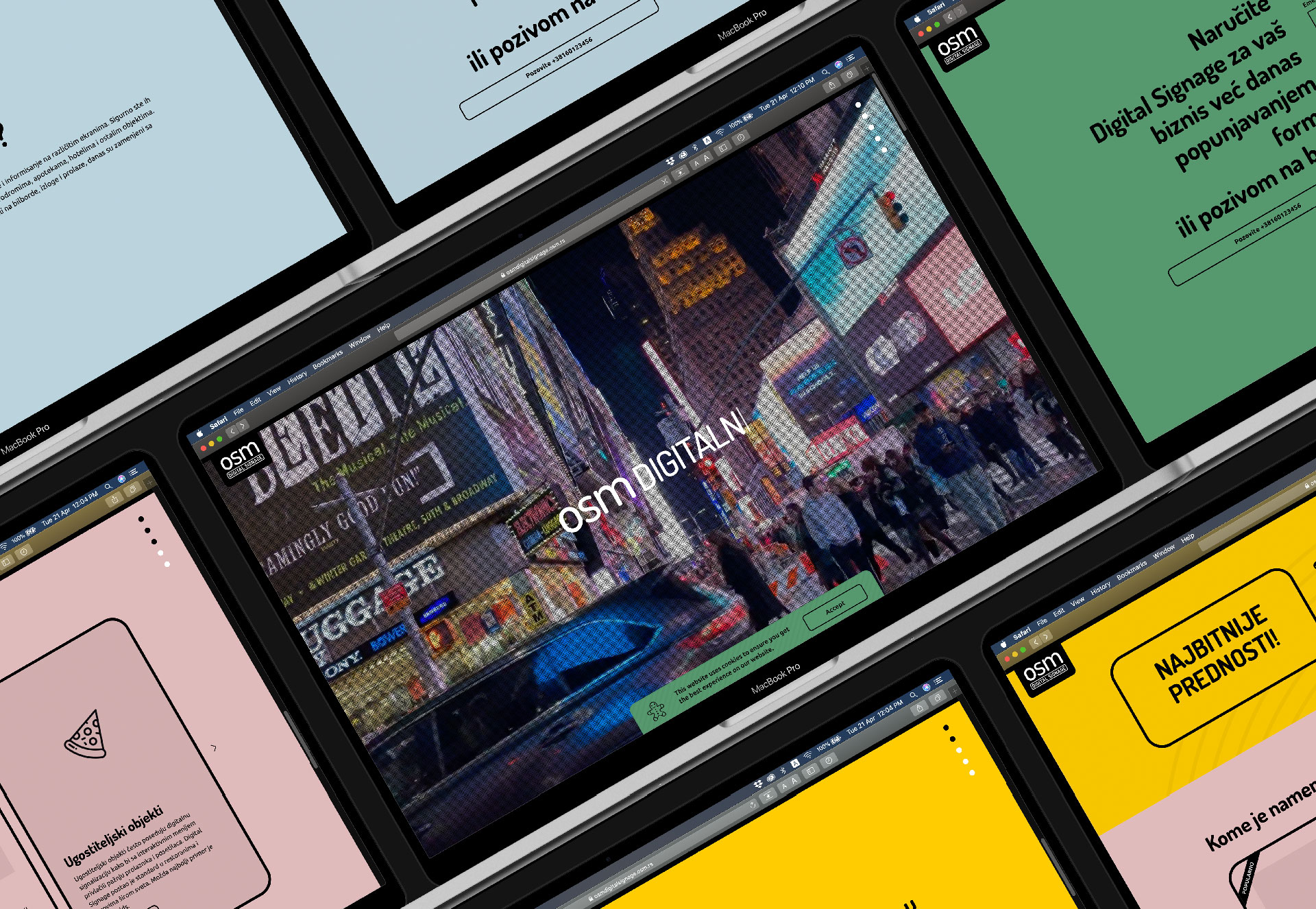 OSM Digital Signage Portfolio Page | Digital Signage Services