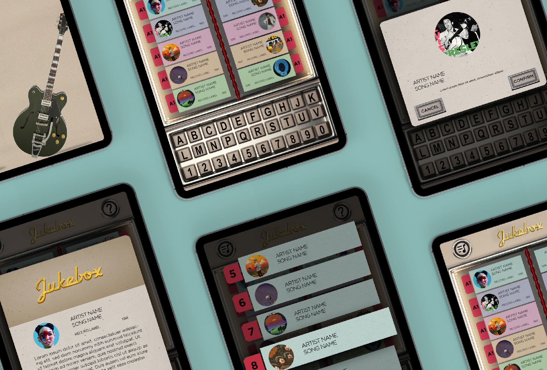 Jukebox App Portfolio Page | Application Developed for Intergalactic Diner