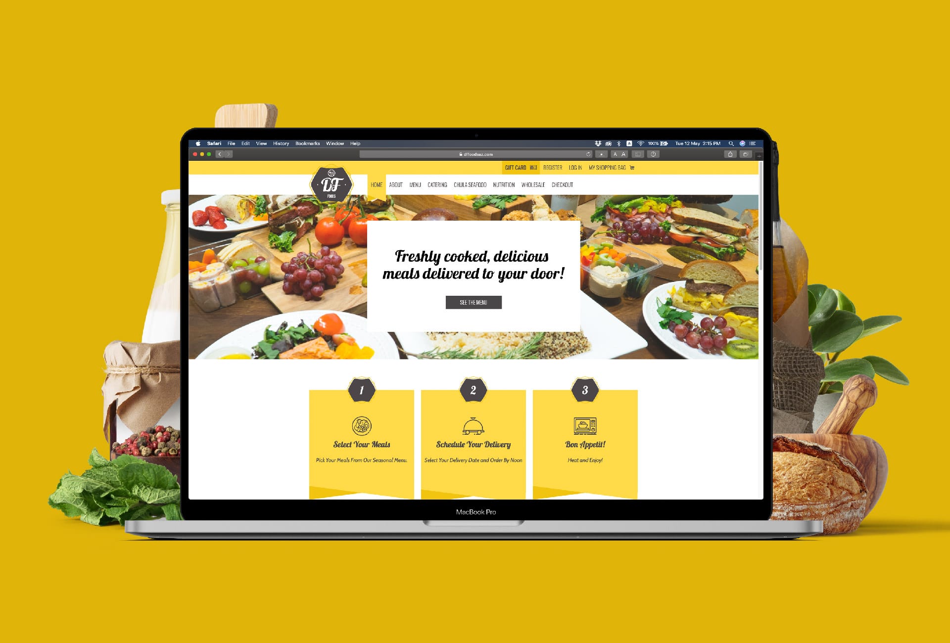 DF Foods Portfolio Page | Family Business | Food Market